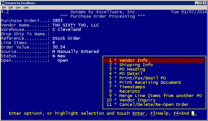 Purchase Order Processing
