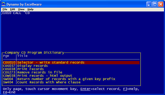 Program Editor - Code Completion Examples