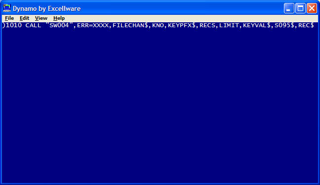 Program Editor - Code Completion Examples